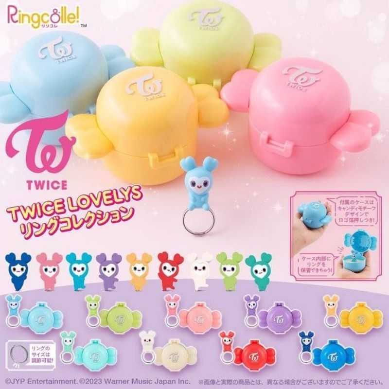 Gachapon Ring TWICE LOVELYS (Ringcolle! LOVELYS) | Shopee Philippines