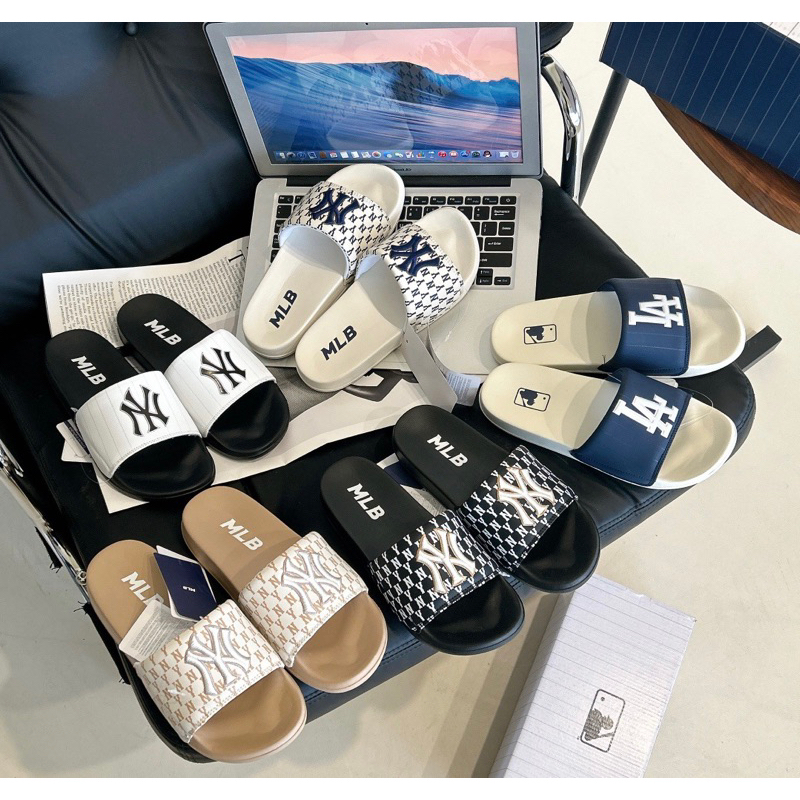 Sandal original MLB/NY (With Box) | Shopee Philippines