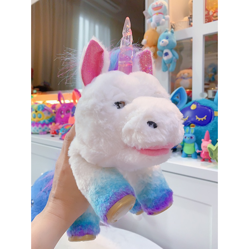 Unicorn Little Live Close Eyes Open Feed The Food Have Talk Sound Light ...