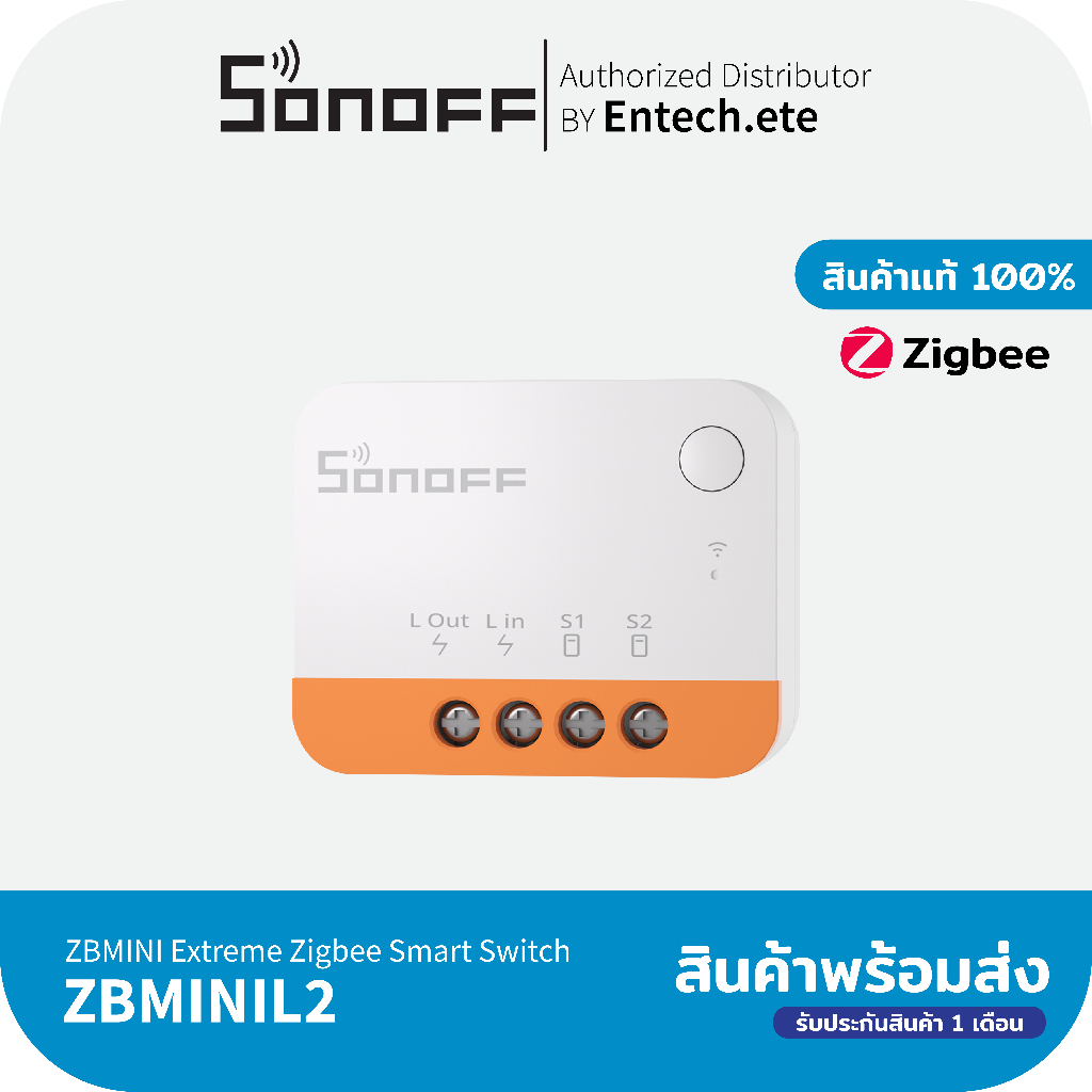 New! SONOFF ZBMINI Extreme Zigbee Smart Switch ZBMINIL2 (No Neutral ...