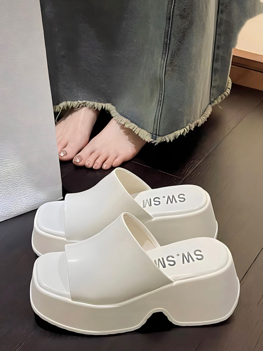 Quick Delivery Korean Block Heel Shoes Scratch-Jai The Most Popular ...