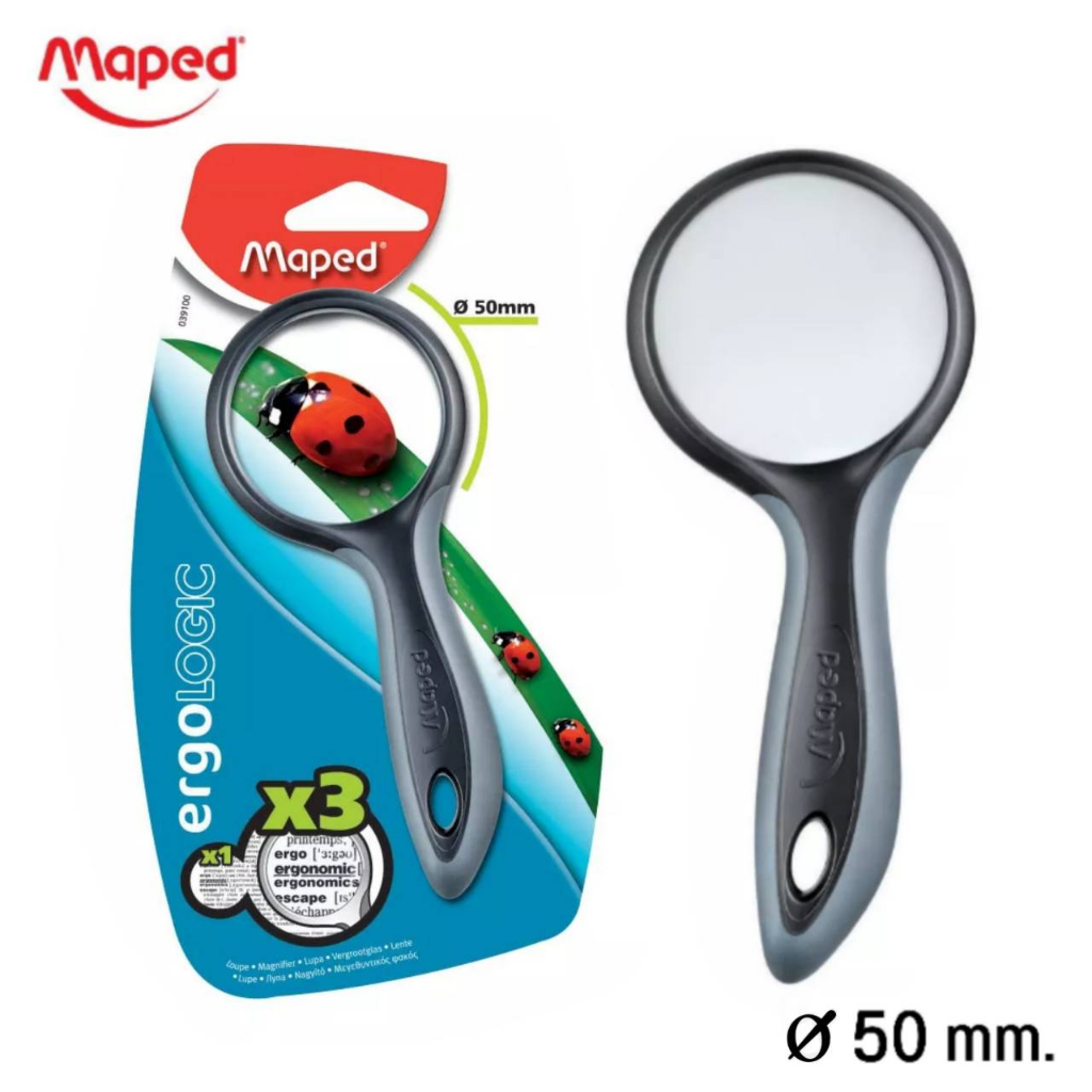 Maped magnifying glass (Maped) 3x Expandable 50mm Diameter. Code MA ...