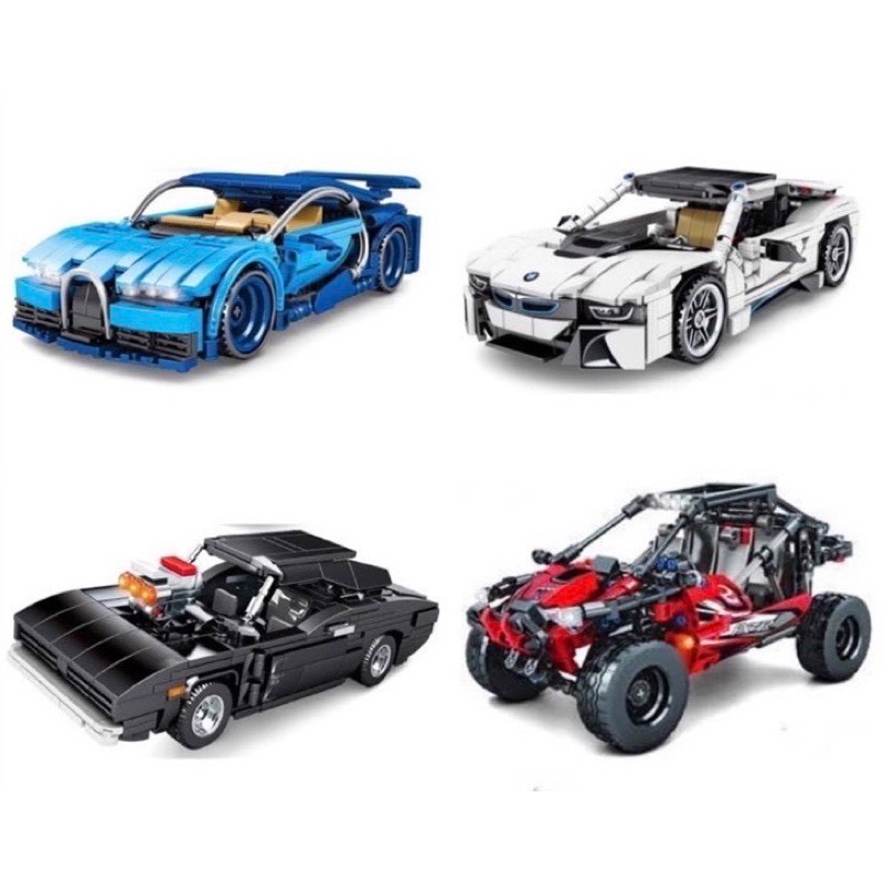 Sembo block 4 Techniques Car Building Blocks | Shopee Philippines