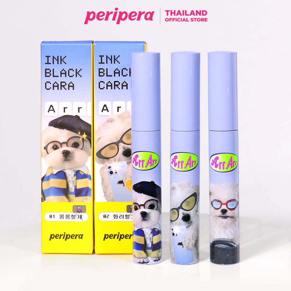 PERIPERA INK BLACK CARA (MALTESE VER) Waterproof Mascara | Shopee ...