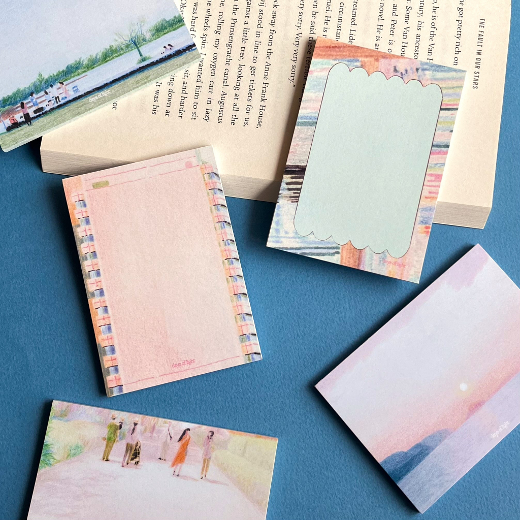 Memo Pad Tearable Note Paper days of light | Shopee Philippines