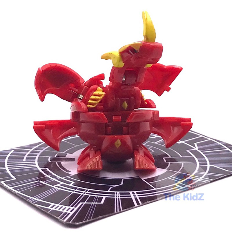 Bakugan Japanese Exclusive Pyrus Original Cross Dragonoid with Yellow ...