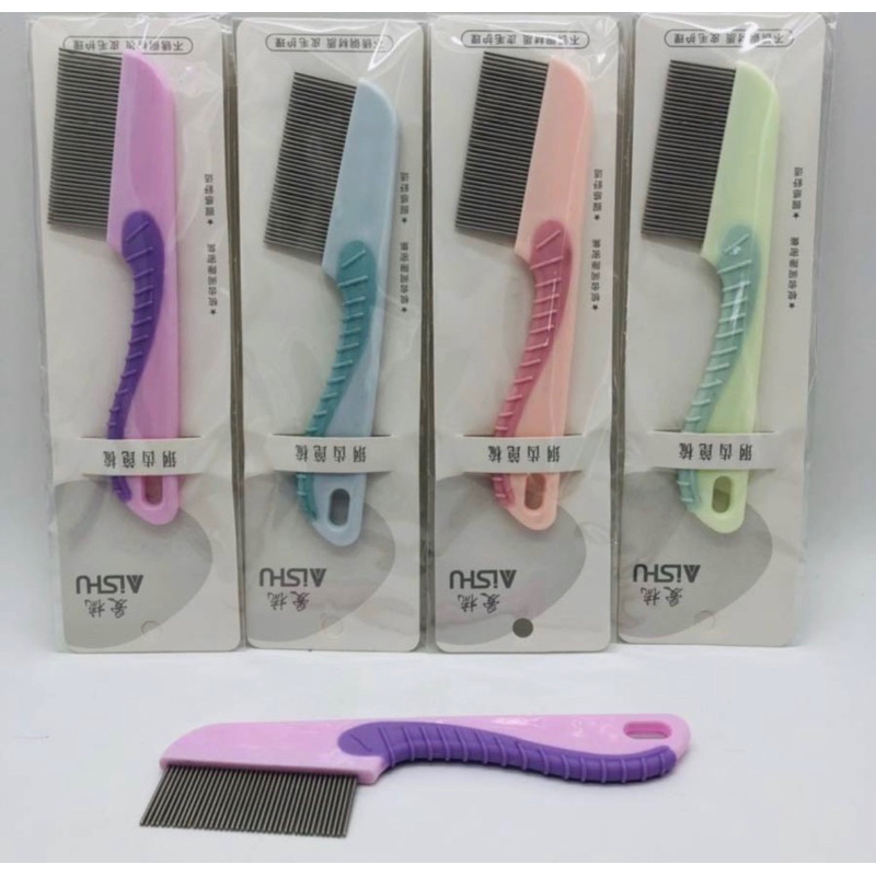 Freckle Comb With Handle Pastel Color Whole Body Egg Lice Comb ...