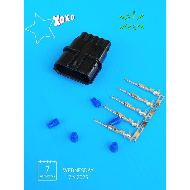 Car Air Conditioner Plug Honda 5Pin (Male) Can Fit All Models (1 Set ...