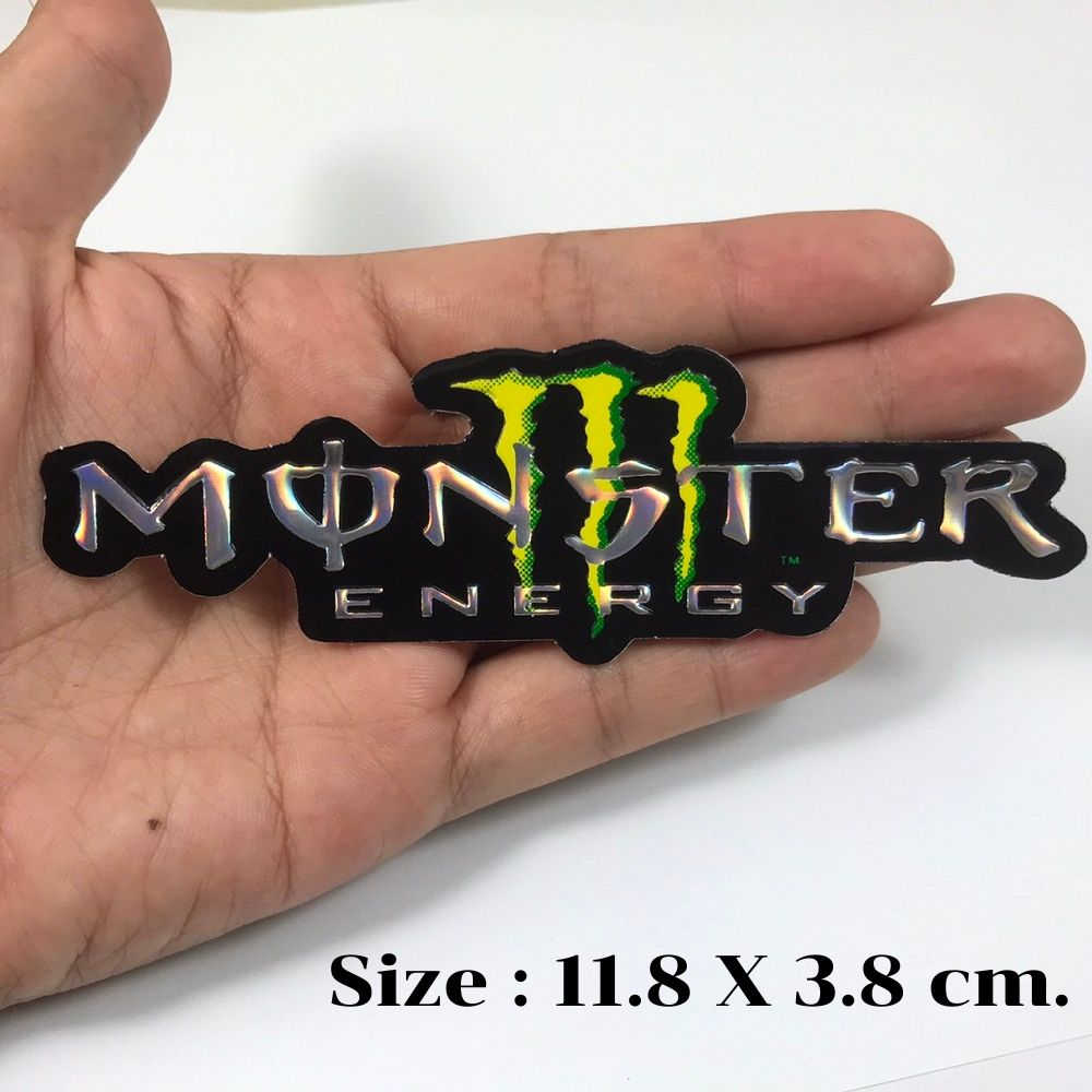 Motorcycle Car Stickers Vehicle Monster Pattern 3D Embossed Stamping ...