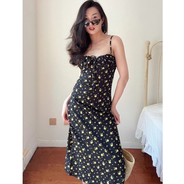 Cally Maxi Dress Long Strapless With Flower Hole Western Style gioia ...