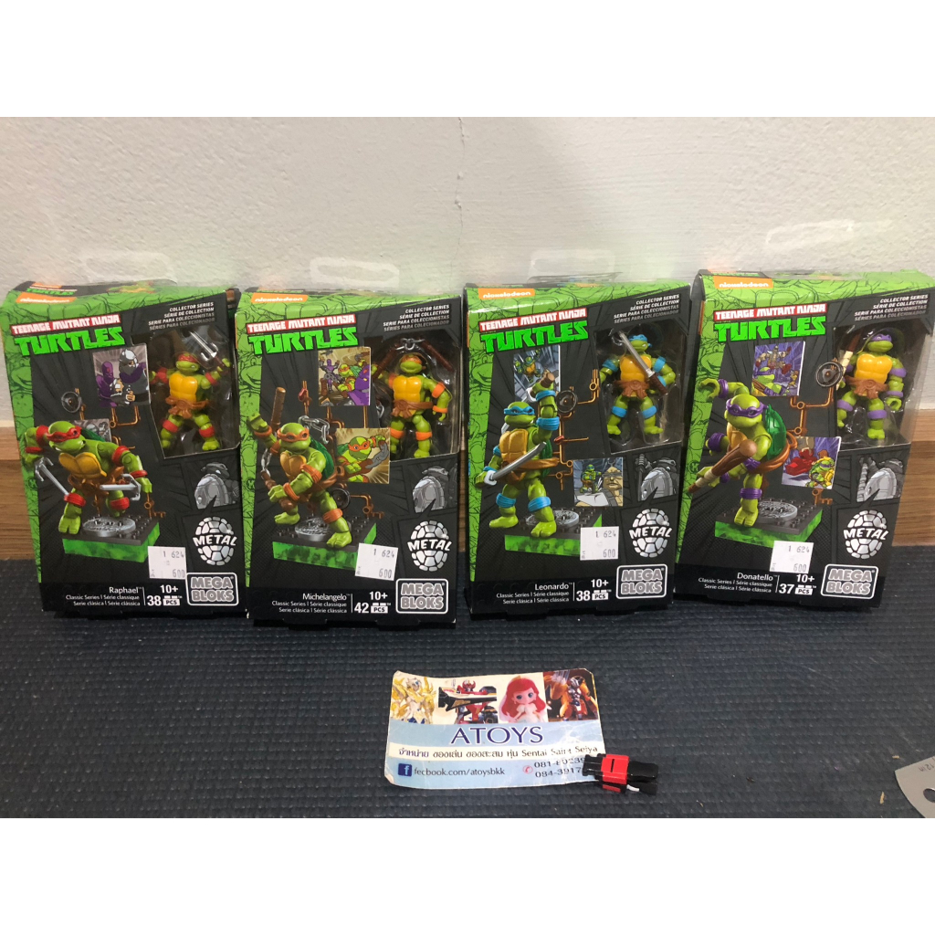 Ninja Turtles Mega Bloks Teenage Mutant Collector Mini Figure Set ...