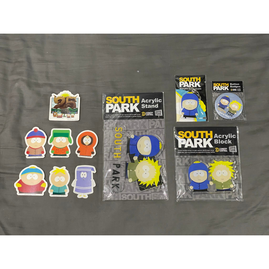 South Park sticker acrylic standee keyring Tweek Craig Stan Kyle Kenny ...
