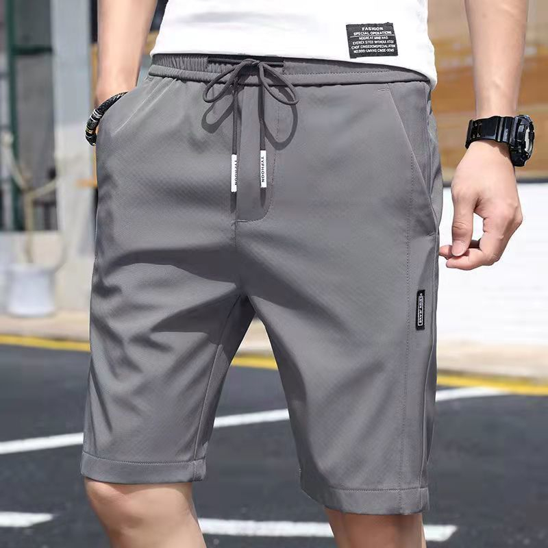 Men's Shorts High-Waisted Trousers With Soft And Stretchy Fabric. Model ...