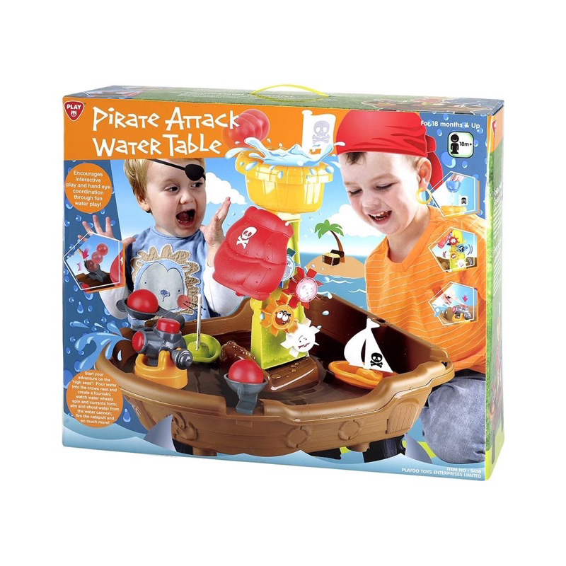 PLAYGO 5458 PIRATE ATTACK WATER TABLE | Shopee Philippines