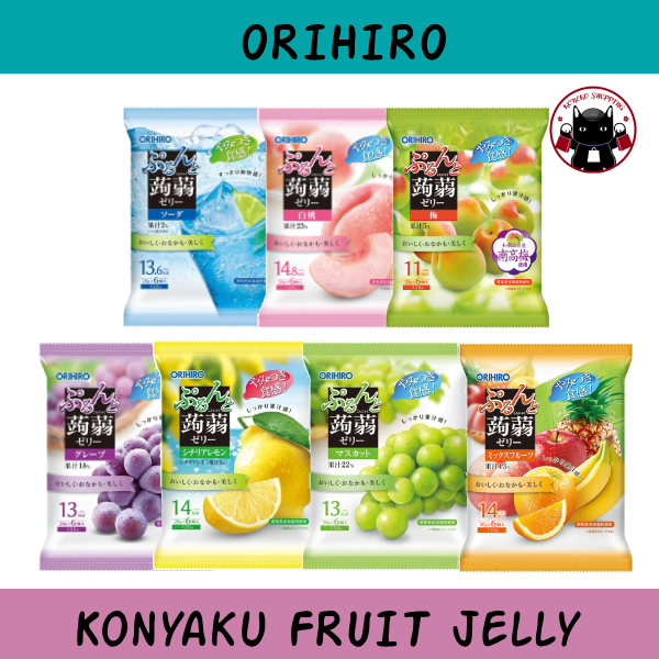 Orihiro Konyaku Jelly Konjac Fruit Flavor From Japan 120g Low Cal ...