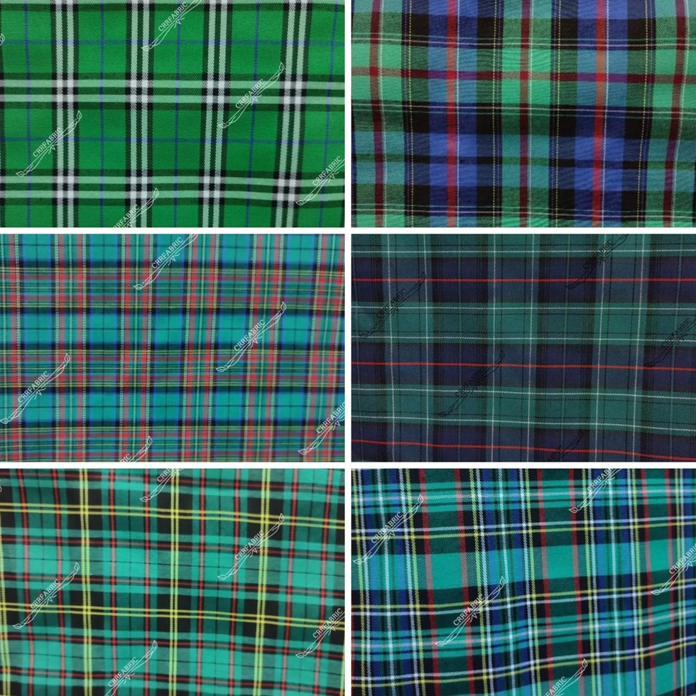 School Uniform Cutting Fabric Green International Kindergarten Student ...