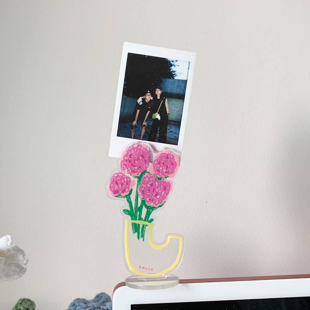 amuse Stitch-standy flower vase Desktop Shaped Clamp | Shopee Philippines
