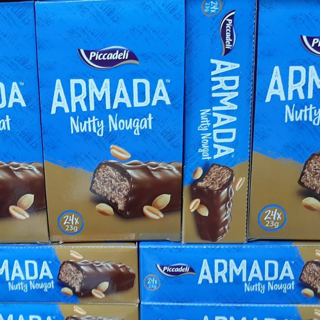 ARMADA Nutty Nougat Armani (Chocolate Coated Peanuts) Piccadeli Brand ...