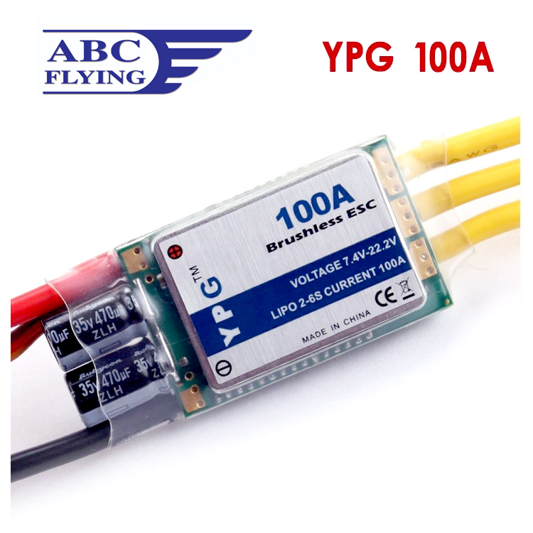 Speed YPG 100A ESC (2s-6S) SBEC Brushless Controller Lighting Kit Rc ...