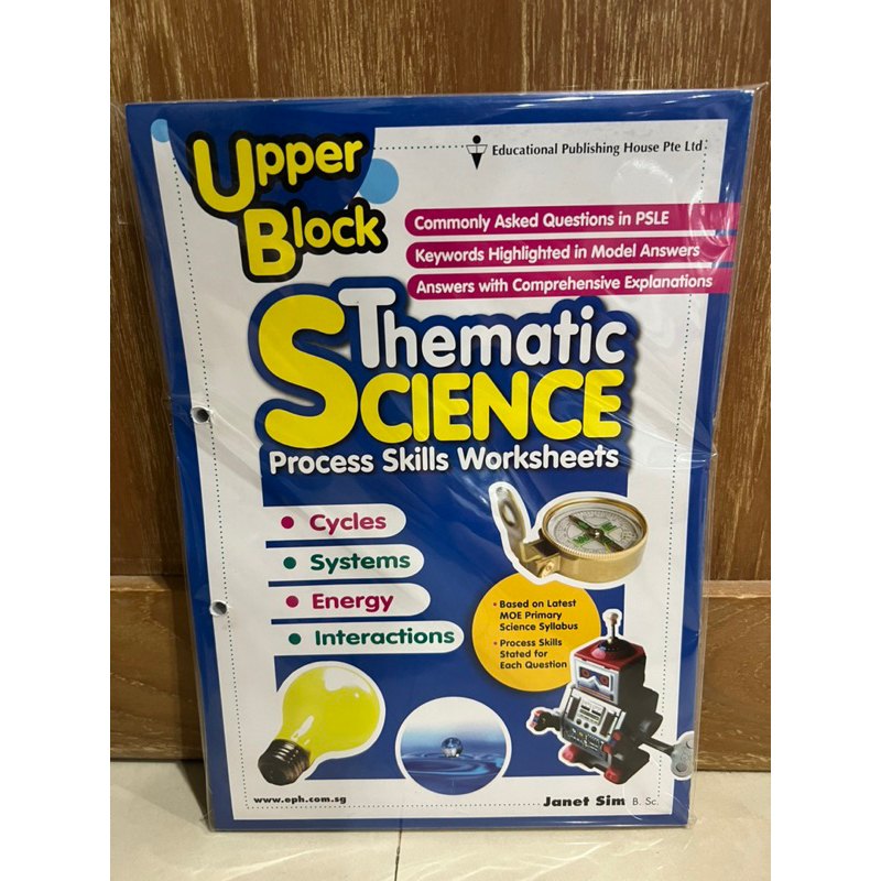 Upper Block Thematic Science Process Skills Worksheets Cycles System ...
