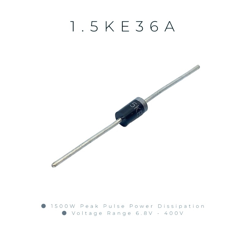 1.5KE36A Diode Rectifier Voltage 1500 Watt 6.8V To 550 Volt (2Pcs ...