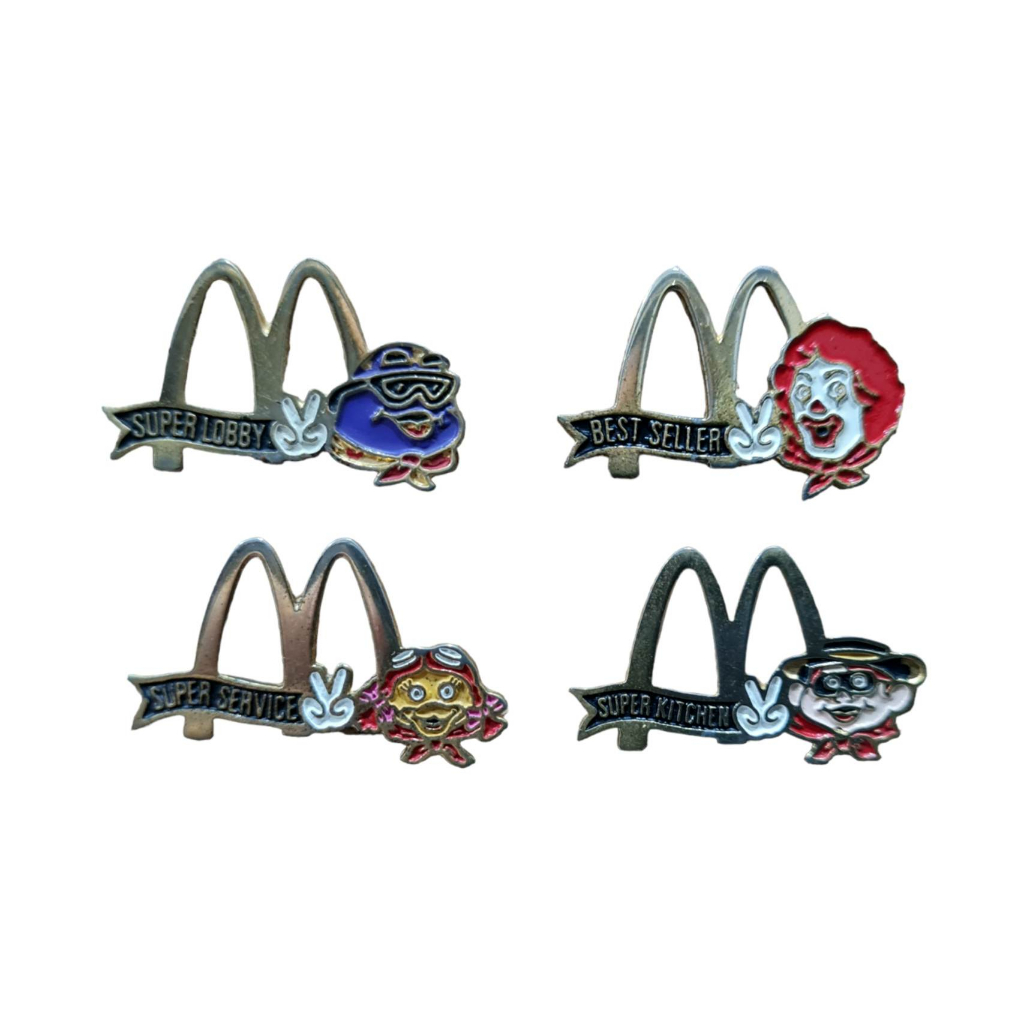 Mcdonald's Pin Best Seller Brooch Per Set (1 Of 4 Pieces) | Shopee ...