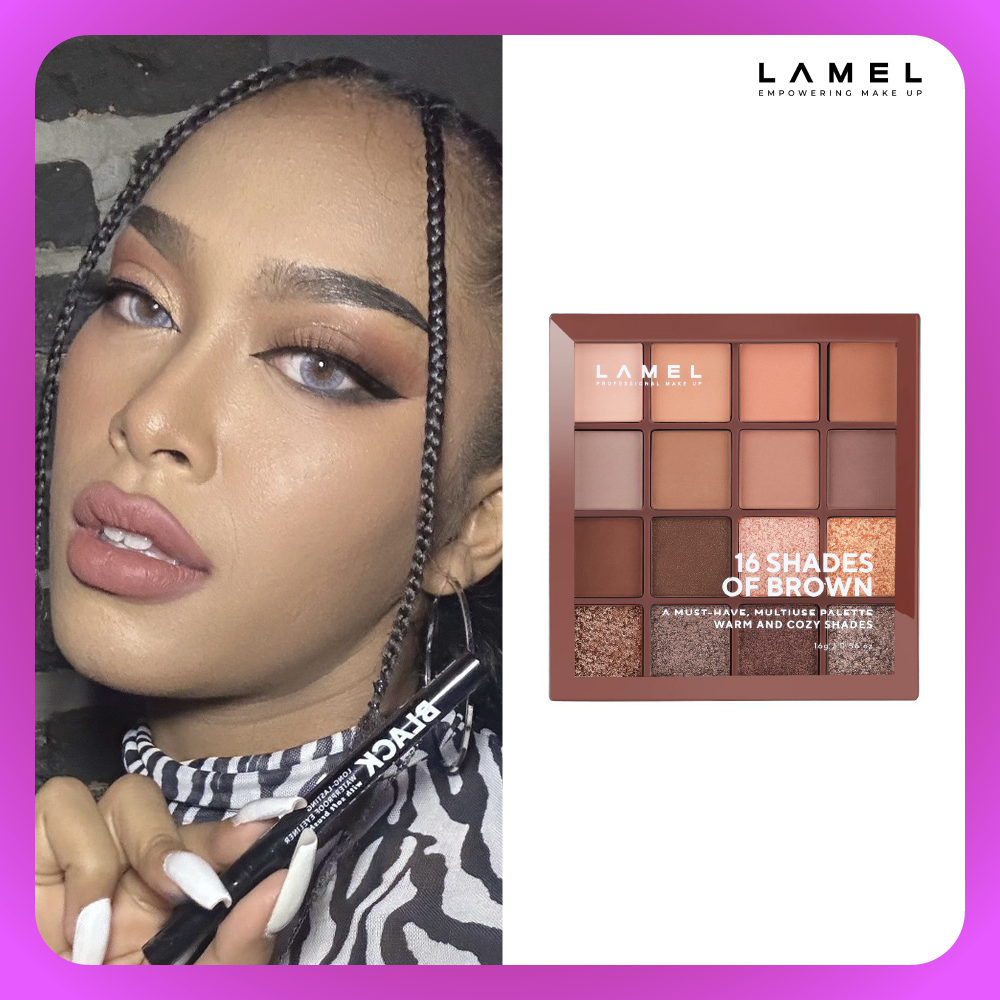 Lamel 16 Shades of Brown No.16-3 16 of No.16-3 (Cosmetic 16 Color ...