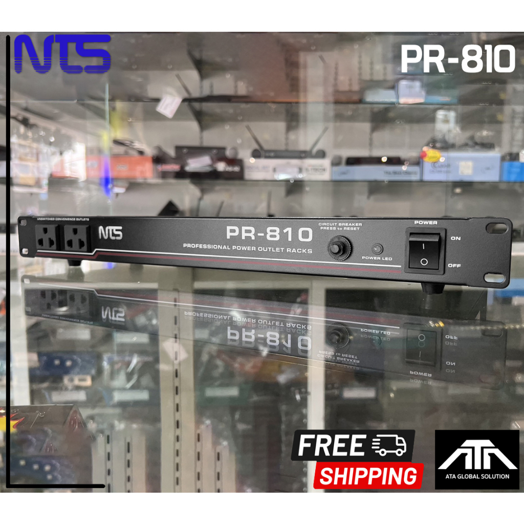 Rack-Mounted Extension Plug PR-810 PR810 Raket 19 Inch Rack Mount Trailer NTS Brand PR-810 PR810 ...