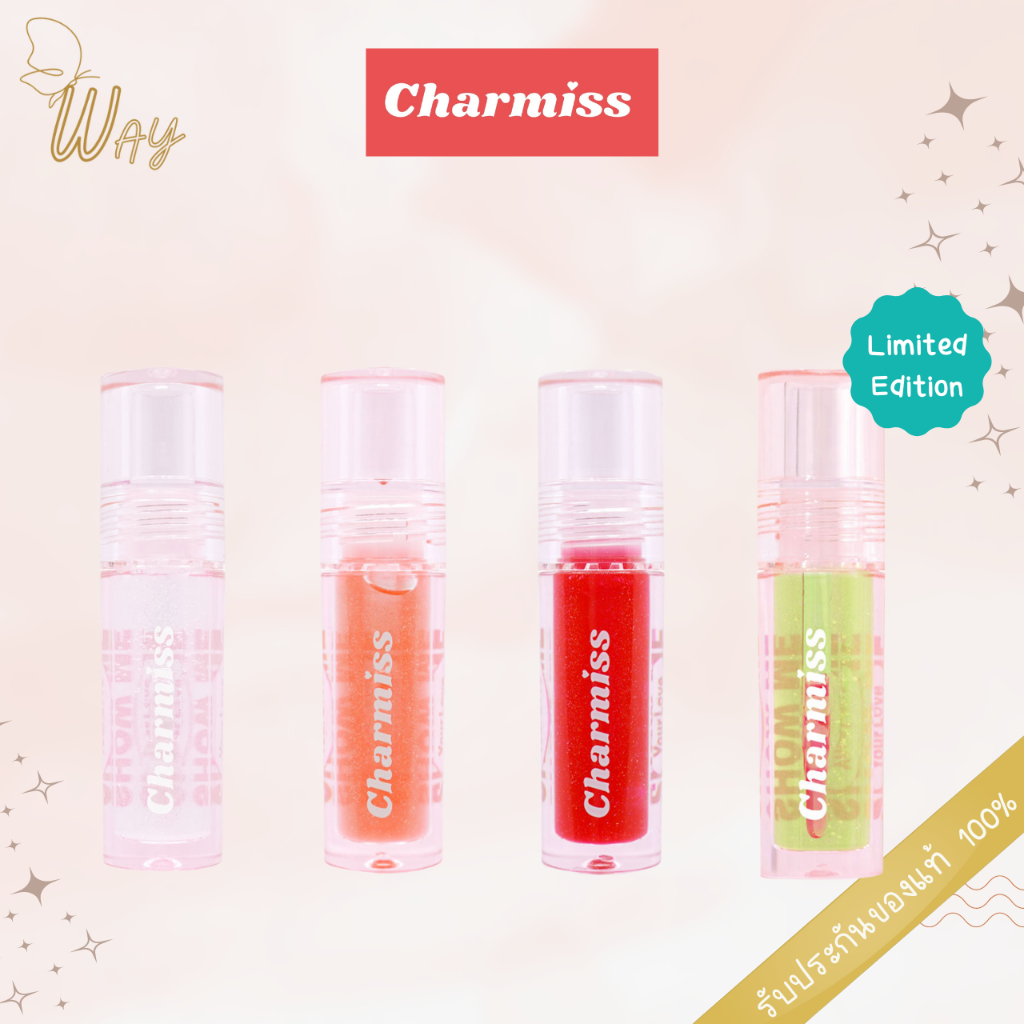 Charmis Show Me Your Love Glitter Lip Gloss 2.5g Charmiss 2.5g | Shopee ...