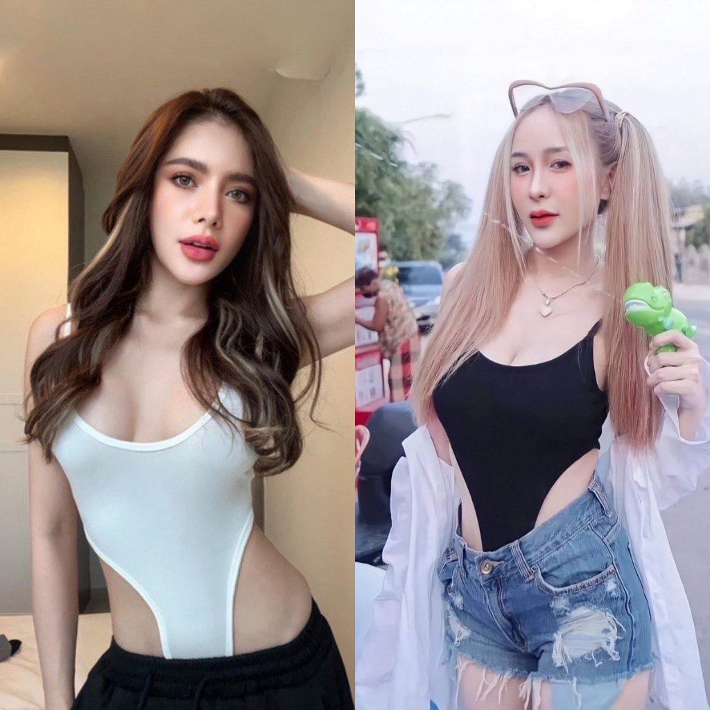 SpinnyHouse BodySuit High Waisted Concave BodySuit!!The Crotch Can Be Washed!! One-Piece ...