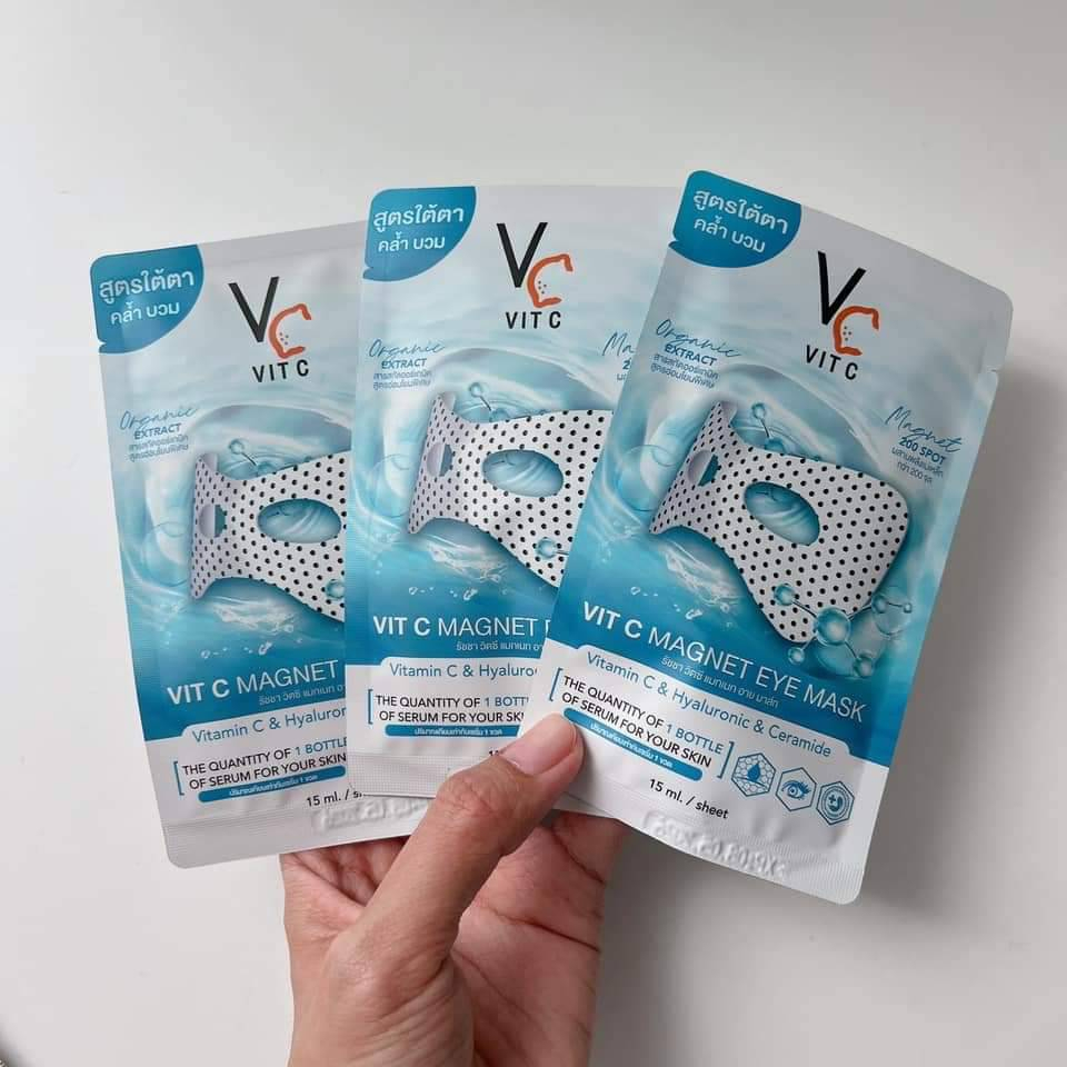 Magnetic Powered Eye Mask VC Vit C Magnet (1 Sachet) | Shopee Philippines