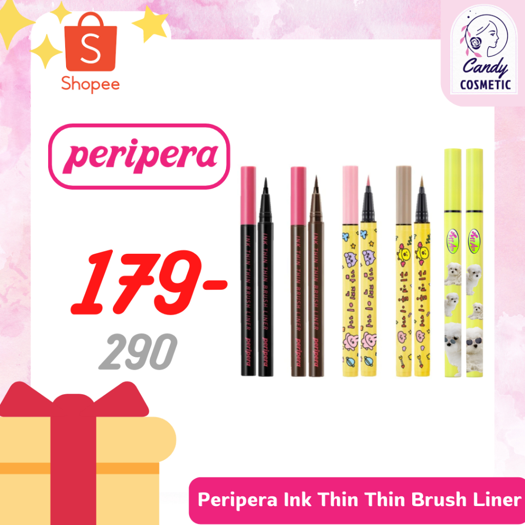 Peripera Ink thin brush liner Eyeliner Expire 05/2025 C | Shopee ...