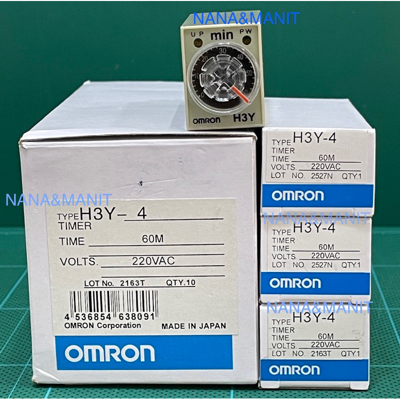 H3Y-4 220VAC MADE IN JAPAN (1S 5S 10S 30S 60S 10M 30M 60M) | Shopee Philippines