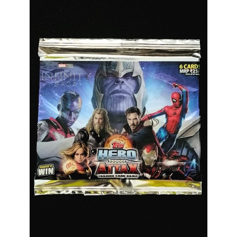 (Sealed Pack) MARVEL HERO Attack CARD Random Envelope (HERO ATTAX THE ...