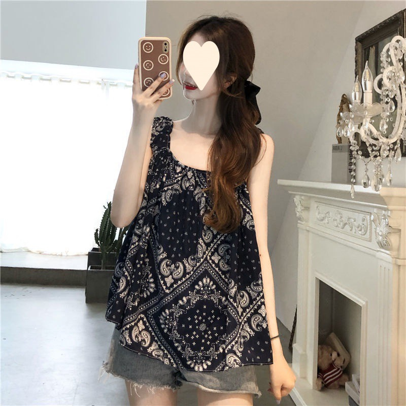 Spaghetti Straps Front Set Fabric Pattern Code B820 Smock Woman Shirt ...