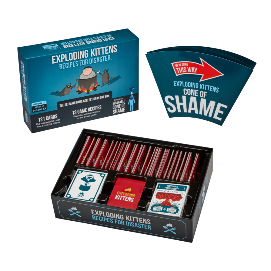 Exploding Kittens Recipe For Disaster Green Box Cat Game Board | Shopee ...