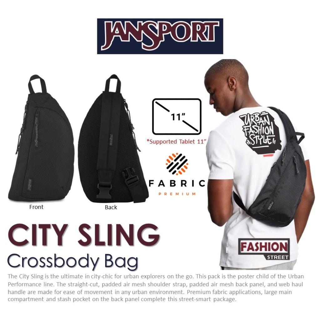 JanSport Model City Sling Crossbody Bag-2 Colors To Choose From ...