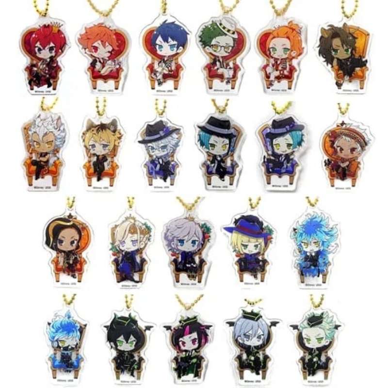 Twisted Key Chain Wonderland Wonderland "Disney x OH MY CAFE Acrylic ...