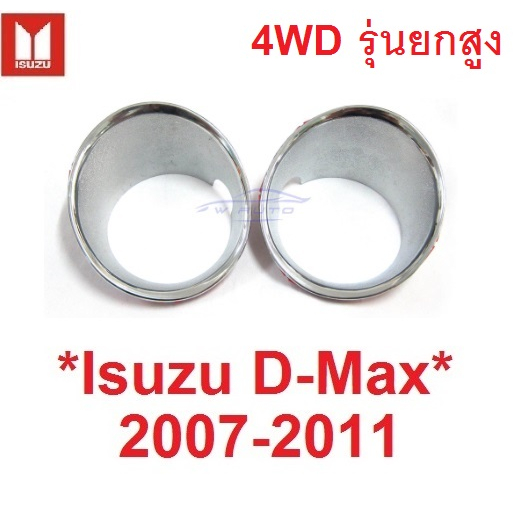 Isuzu Dmax 2008-2011 Fog Lamp Cover Spotlight Chrome Plating Sport ...
