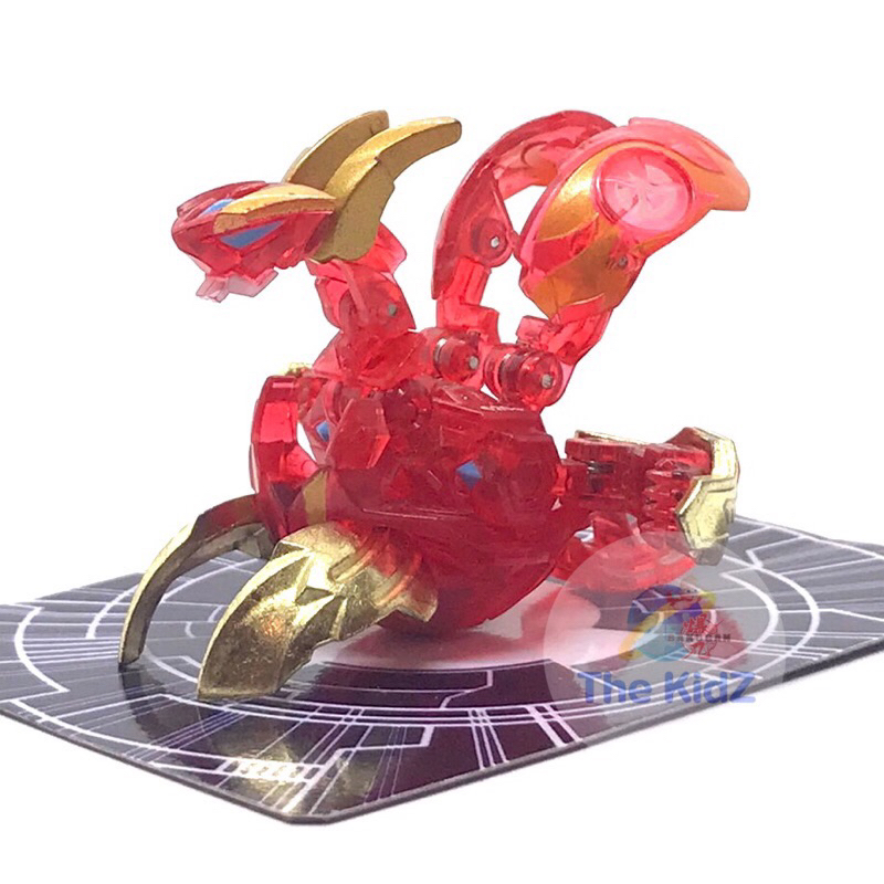 Bakugan BakuTech Pyrus Gren Dragaon Red Translucent | Shopee Philippines