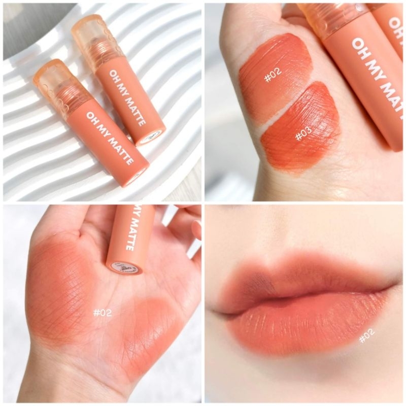 Lip MATTE OH MY CLOUD Orange Tone Bright Just Right Not Faded Dark ...