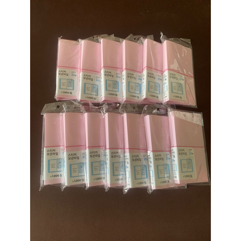 Sticker Storage Folder From Korean Daiso | Shopee Philippines