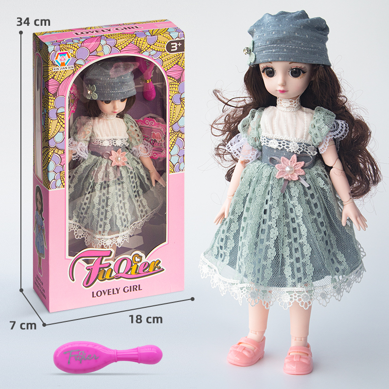 BJD Doll Change Kit Girl Princess 3D Movable Joints 30cm 23 Beautiful ...