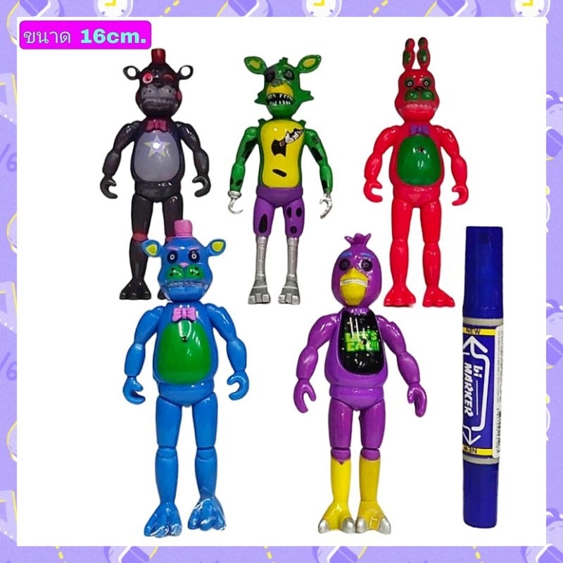 Five Night Model Ad Freddy FNAF 5 Figures Height 16cm. | Shopee Philippines