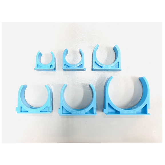 SCG PVC Pipe Clamp Claw Clip Blue Color Suitable For General Plumbing ...