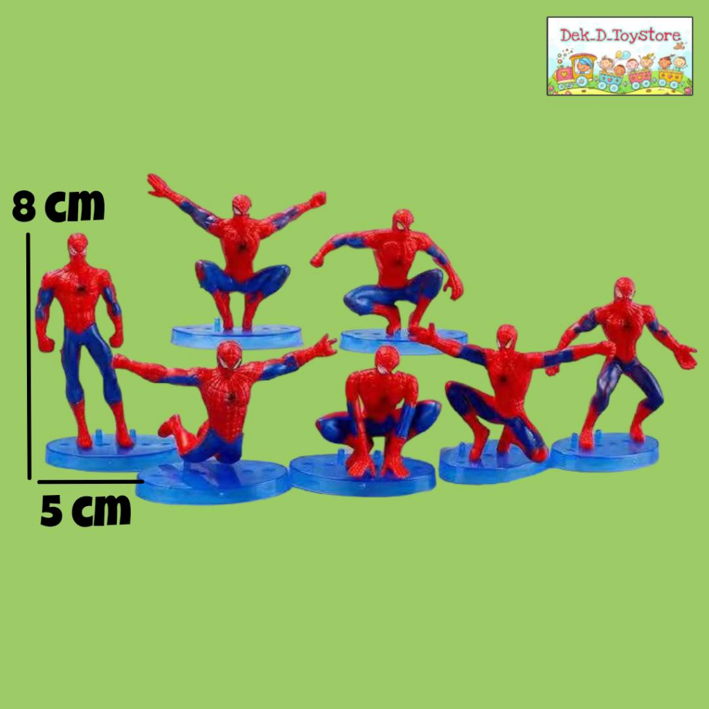 Spider-Man 7 Units Per Set With Every Base | Shopee Philippines