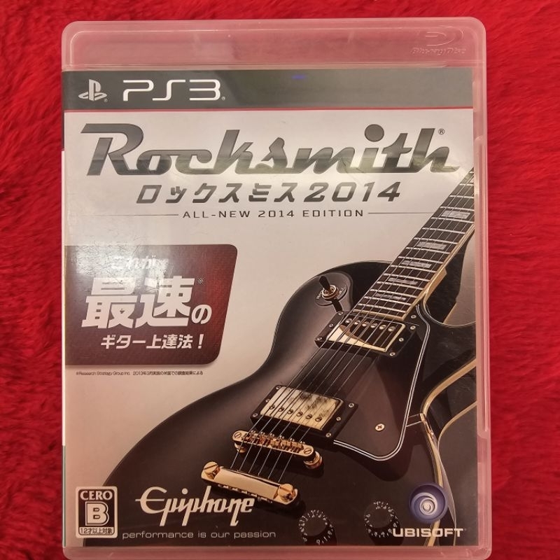 Original PS3 Rocksmith 2014 Real Tone Cable Bundled Version (BLJM-61049 ...