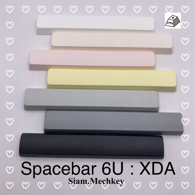 7 Color Spacebar 6U :XDA Profile Keycap Good Quality PBT Keycaps Blank Mechanical Keyboard ...