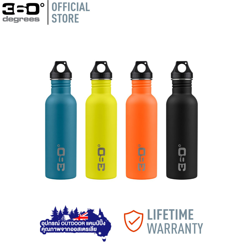 360 Degrees SINGLE WALL STAINLESS BOTTLE SIZE 750 ml | Shopee Philippines