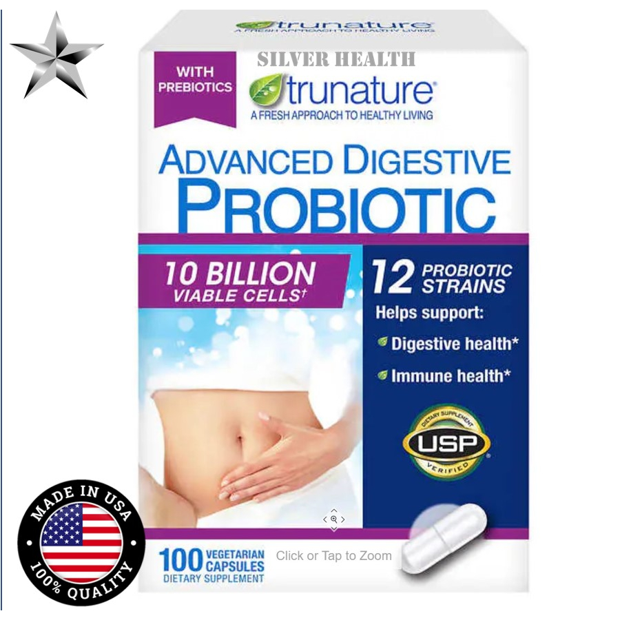 trunature Advanced Digestive Probiotic 100 Capsules | Shopee Philippines